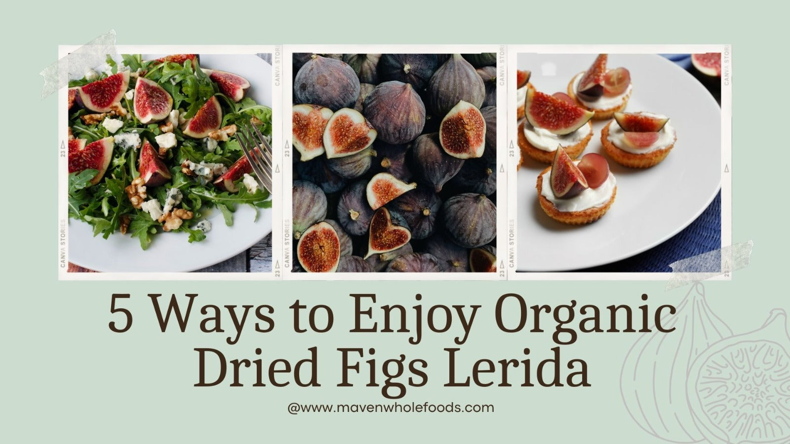 Top 5 Ways to Enjoy Organic Dried Figs Lerida– Maven Wholefoods